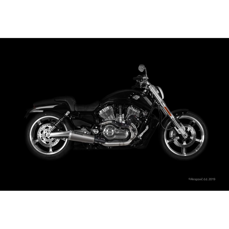 Ligne Complète AKRAPOVIC Open Line Harley V-ROD MUSCLE 1200 et V-ROD ...