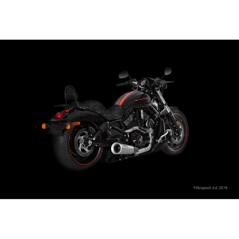 Ligne Complète AKRAPOVIC Open Line Harley V-ROD MUSCLE 1200 et V-ROD ...